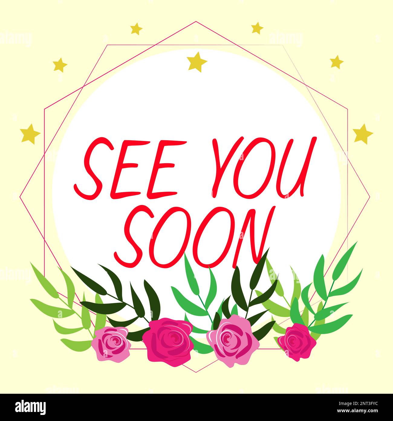 Hand Writing Sign See You Soon Internet Concept Used For Saying Hand Writing Sign See You Soon Internet Concept Used For Saying