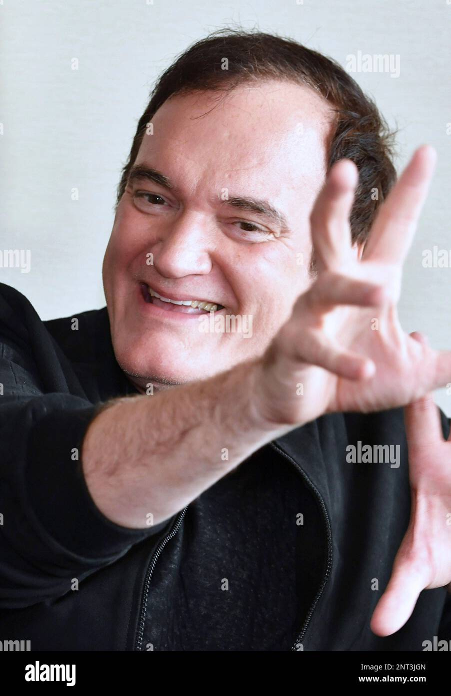 US film director Quentin Tarantino speaks about his new work, " Once ...