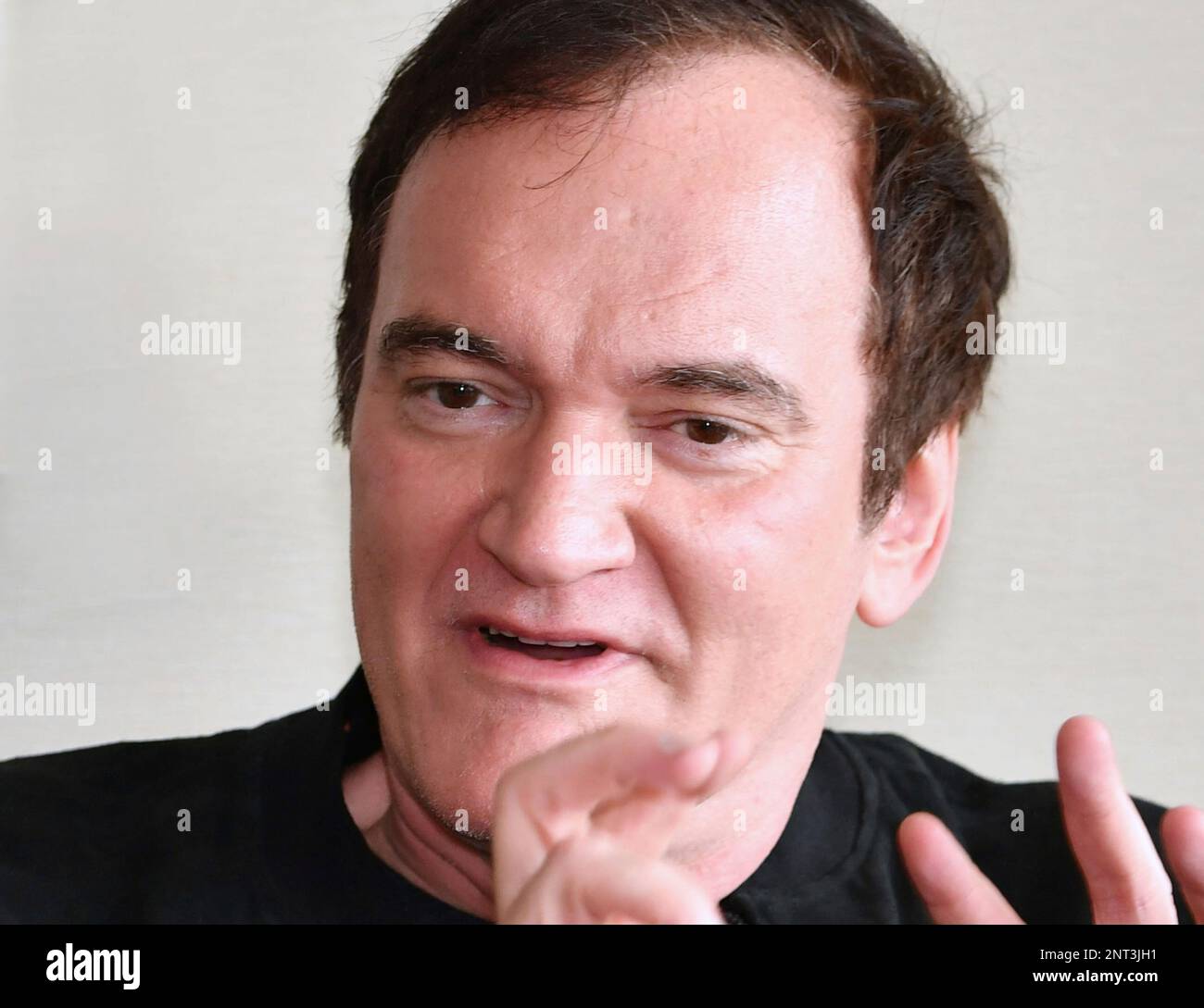 US film director Quentin Tarantino speaks about his new work, " Once ...