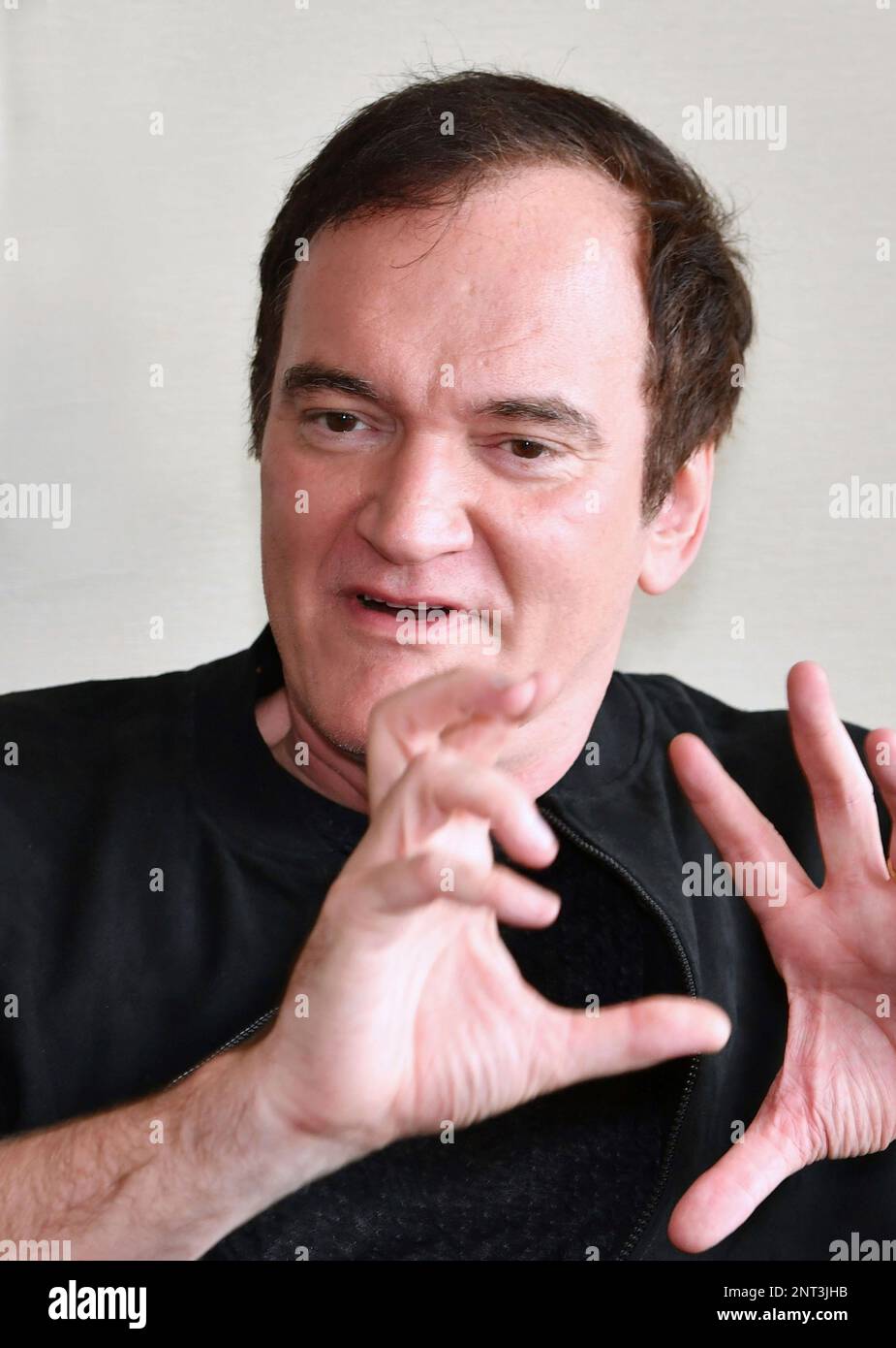 US film director Quentin Tarantino speaks about his new work, " Once ...