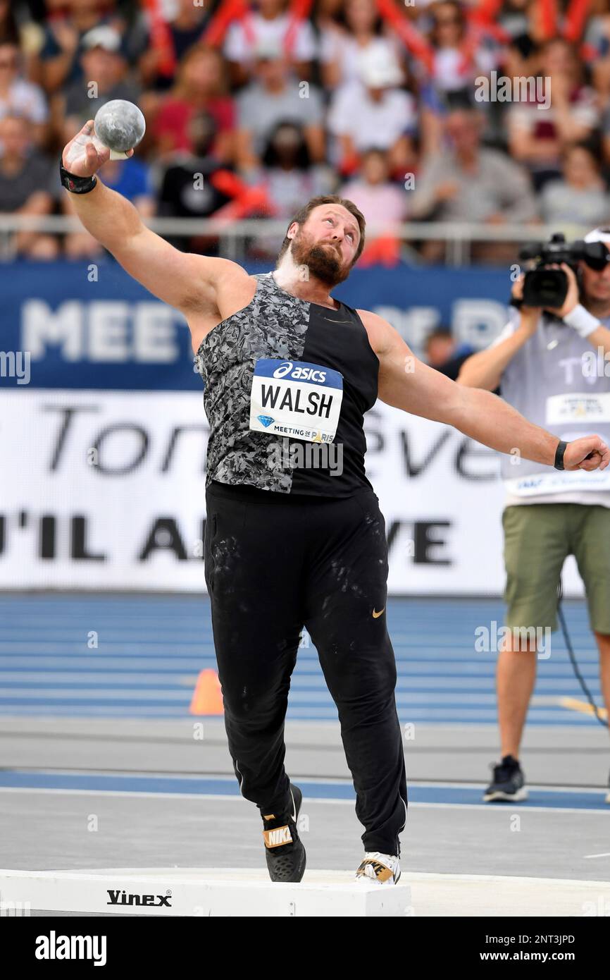 Tom Walsh aka Tomas Walsh (NZL) wins the shot put at 73-7½ (22.44m ...