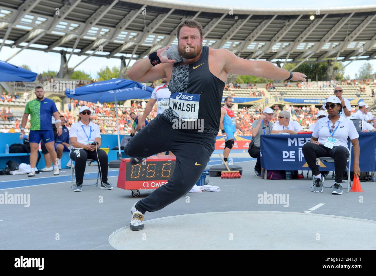 Tom Walsh aka Tomas Walsh (NZL) wins the shot put at 73-7½ (22.44m ...