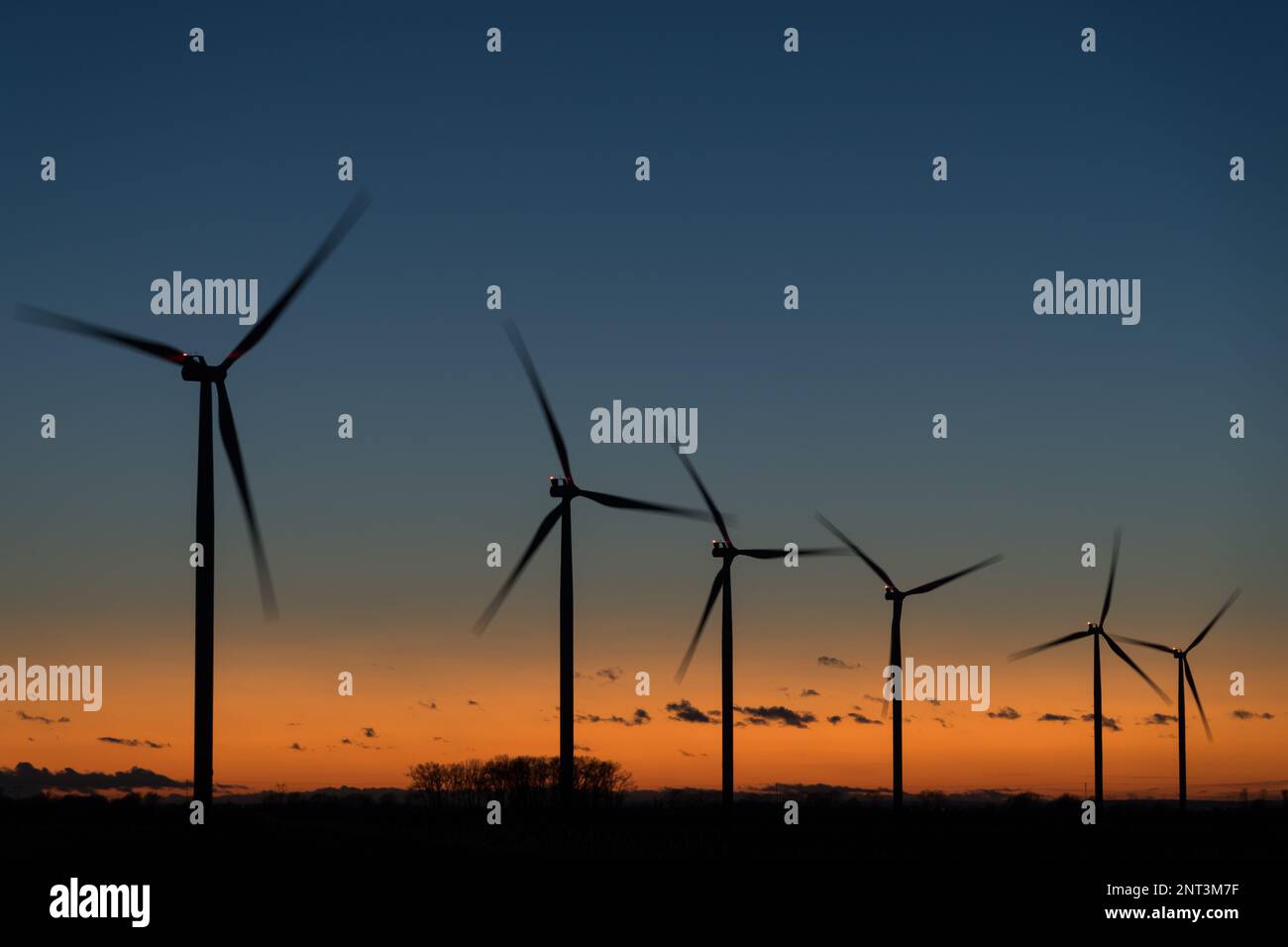 Poland wind turbine evening hi-res stock photography and images - Alamy