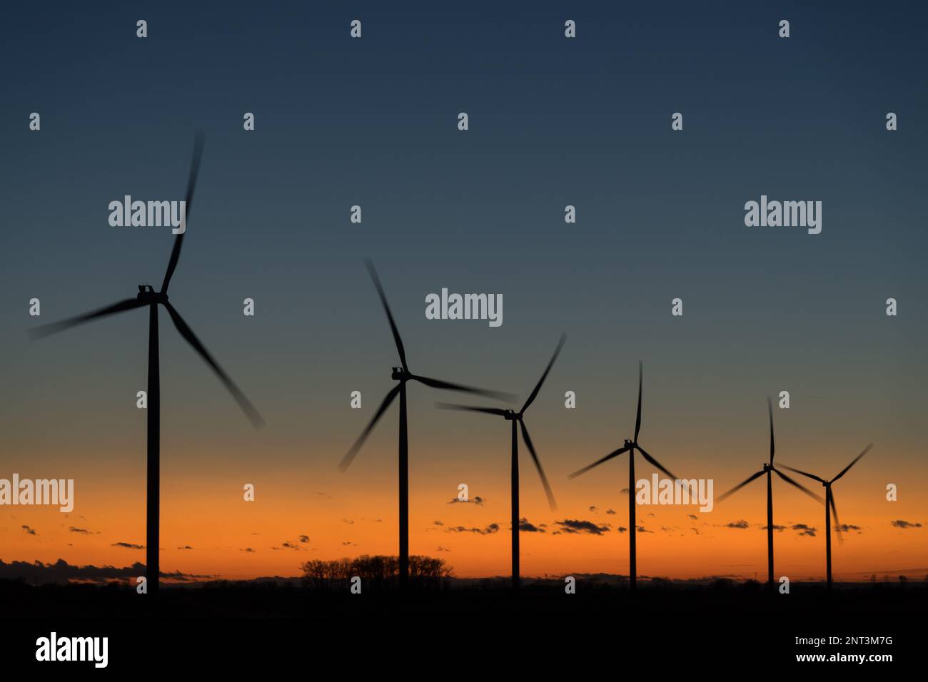 Poland wind turbine evening hi-res stock photography and images - Alamy