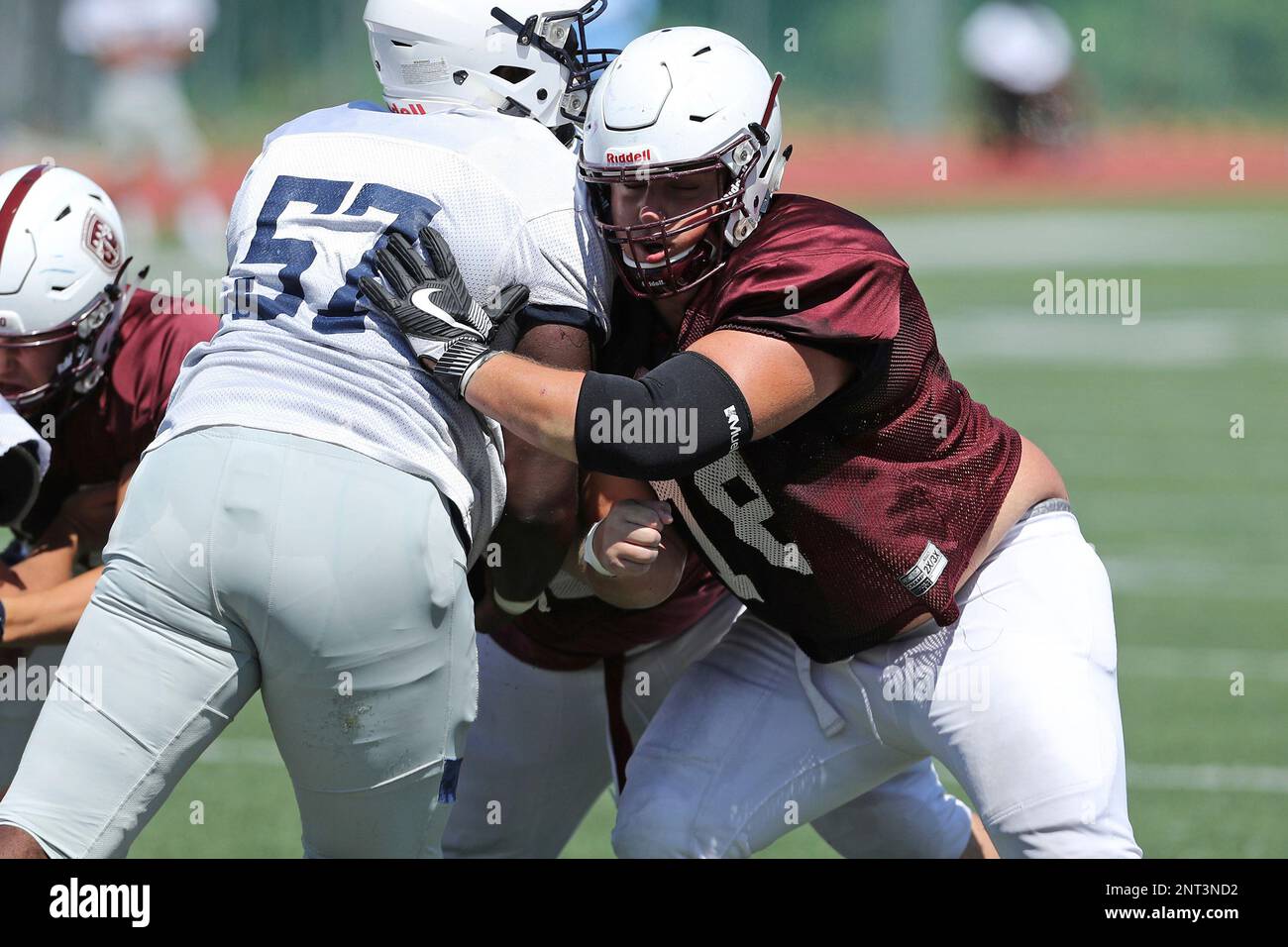 Mater Dei's Clarence Lewis #8 is seen against Don Bosco Prep in Ramsey ...