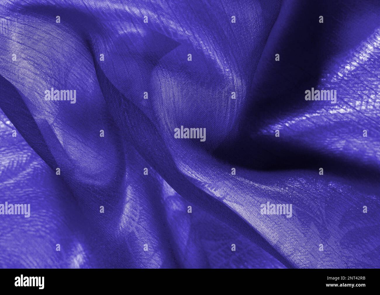 Deep blue glossy cloth texture background. Natural textile material ...