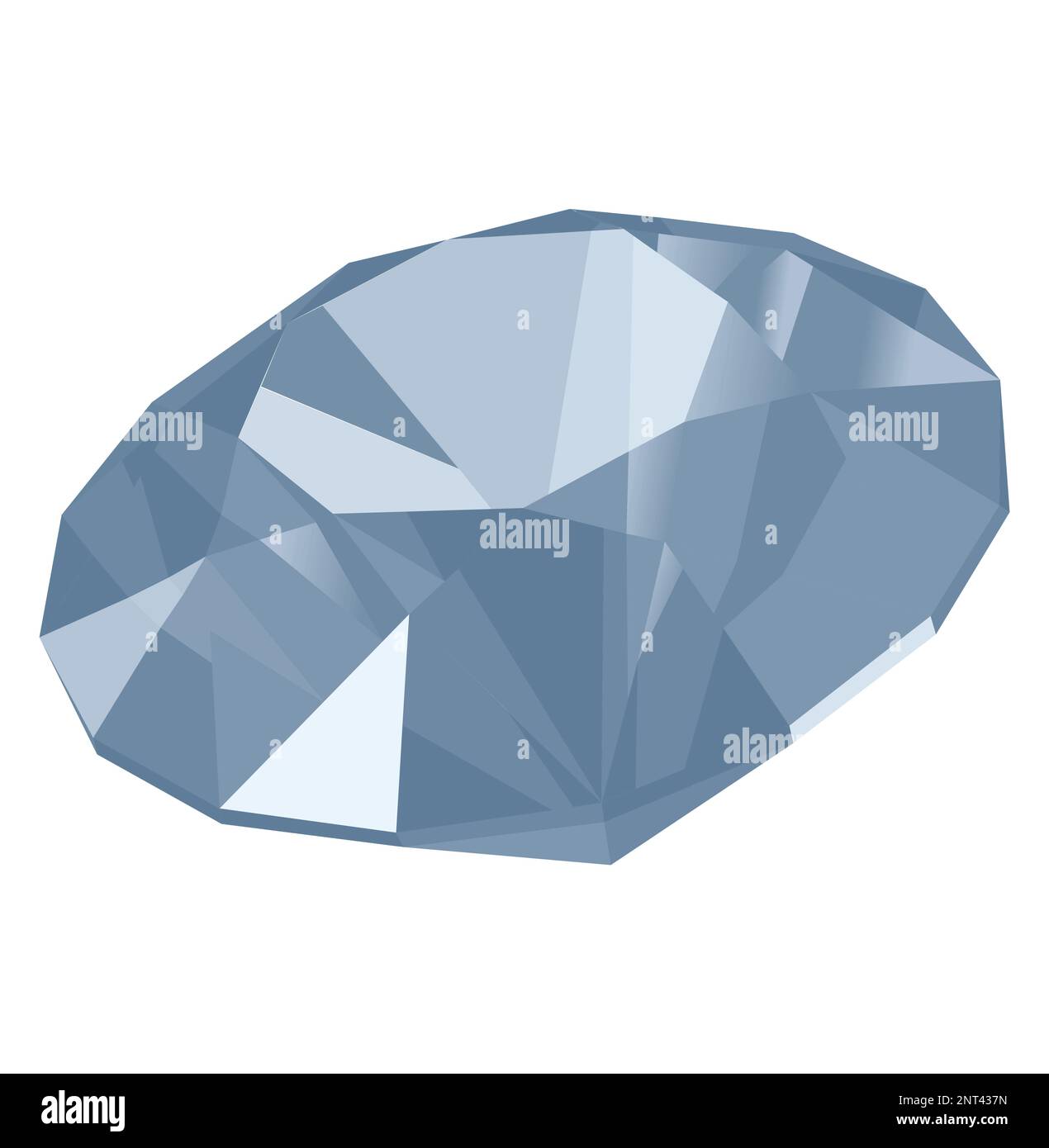 Diamond precious stone isolated over white background illustration ...