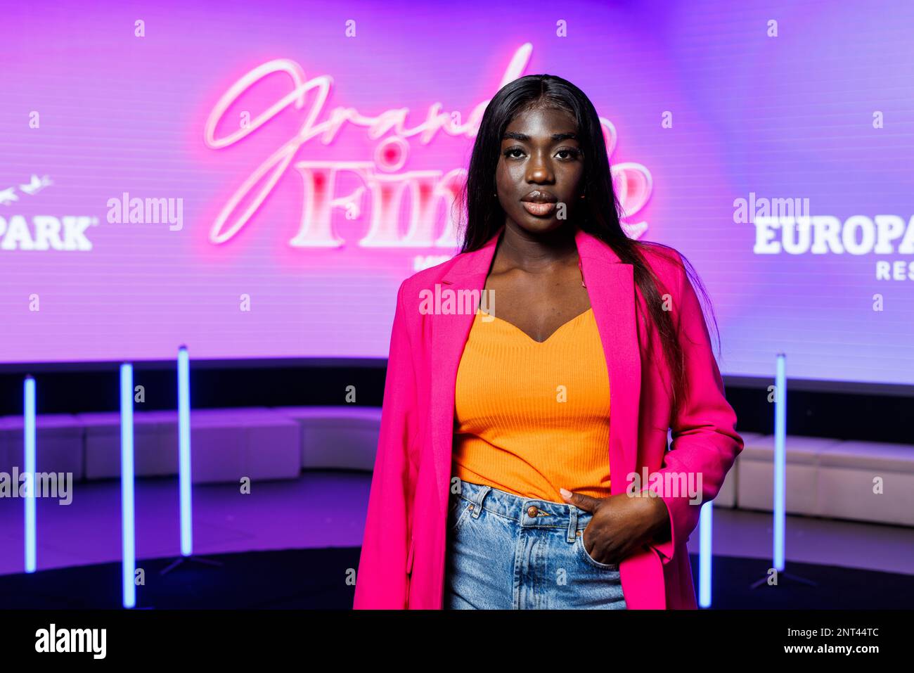 Rust, Germany. 27th Feb, 2023. Audrey Boateng poses during a photo ...