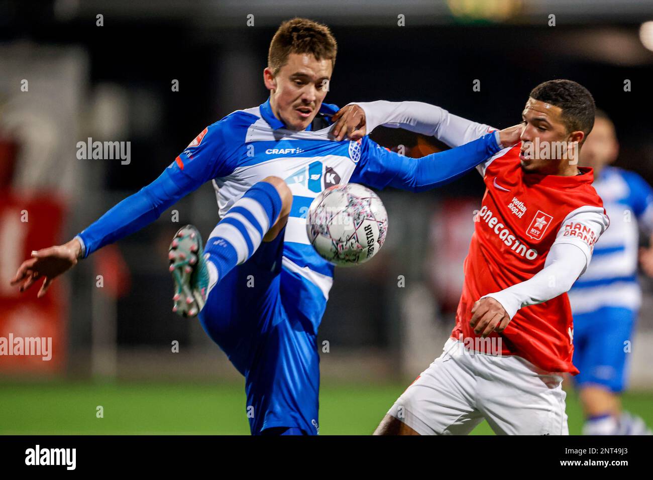 MAASTRICHT, NETHERLANDS - FEBRUARY 27: Rayan El Azrak of MVV Maastricht ...