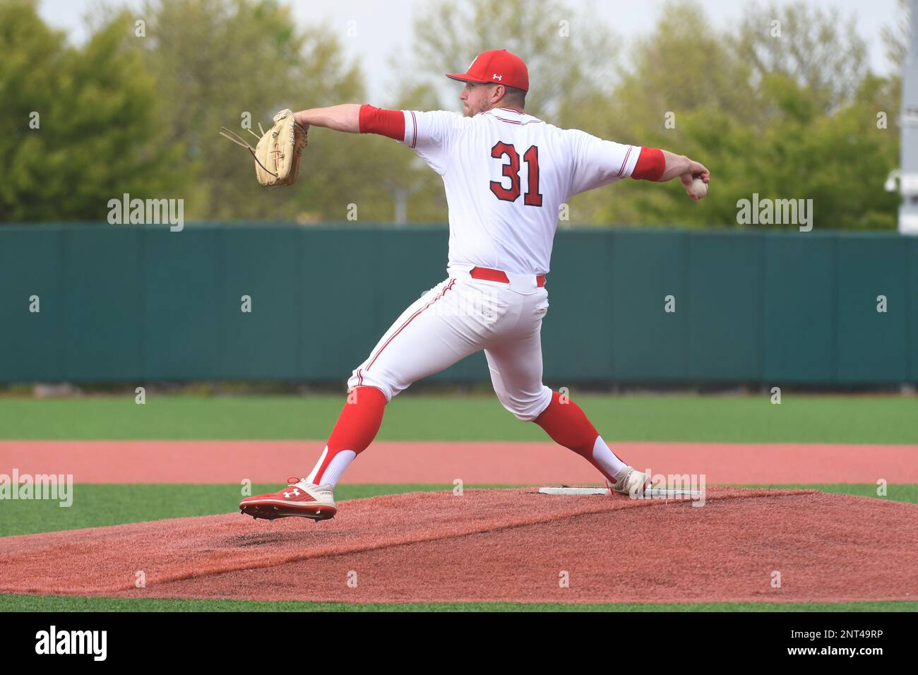 St. John's University Redstorm pitcher Ben Greenberg (31) during game ...