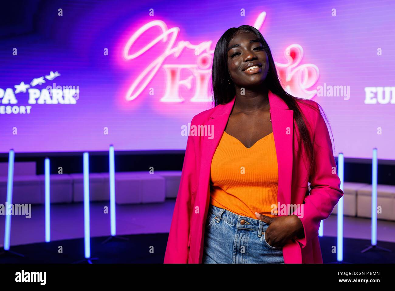 Rust, Germany. 27th Feb, 2023. Audrey Boateng poses during a photo ...