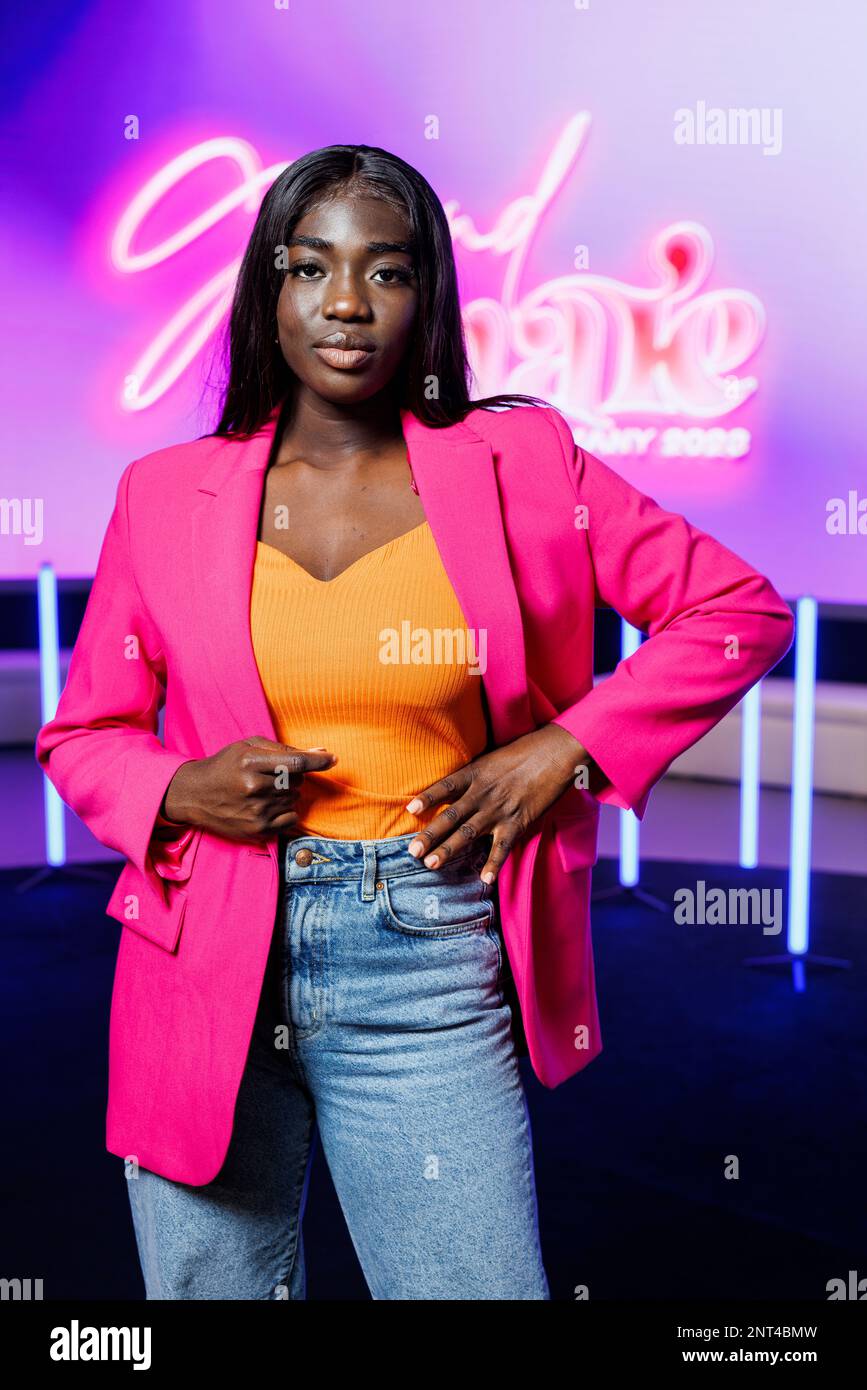 Rust, Germany. 27th Feb, 2023. Audrey Boateng poses during a photo ...