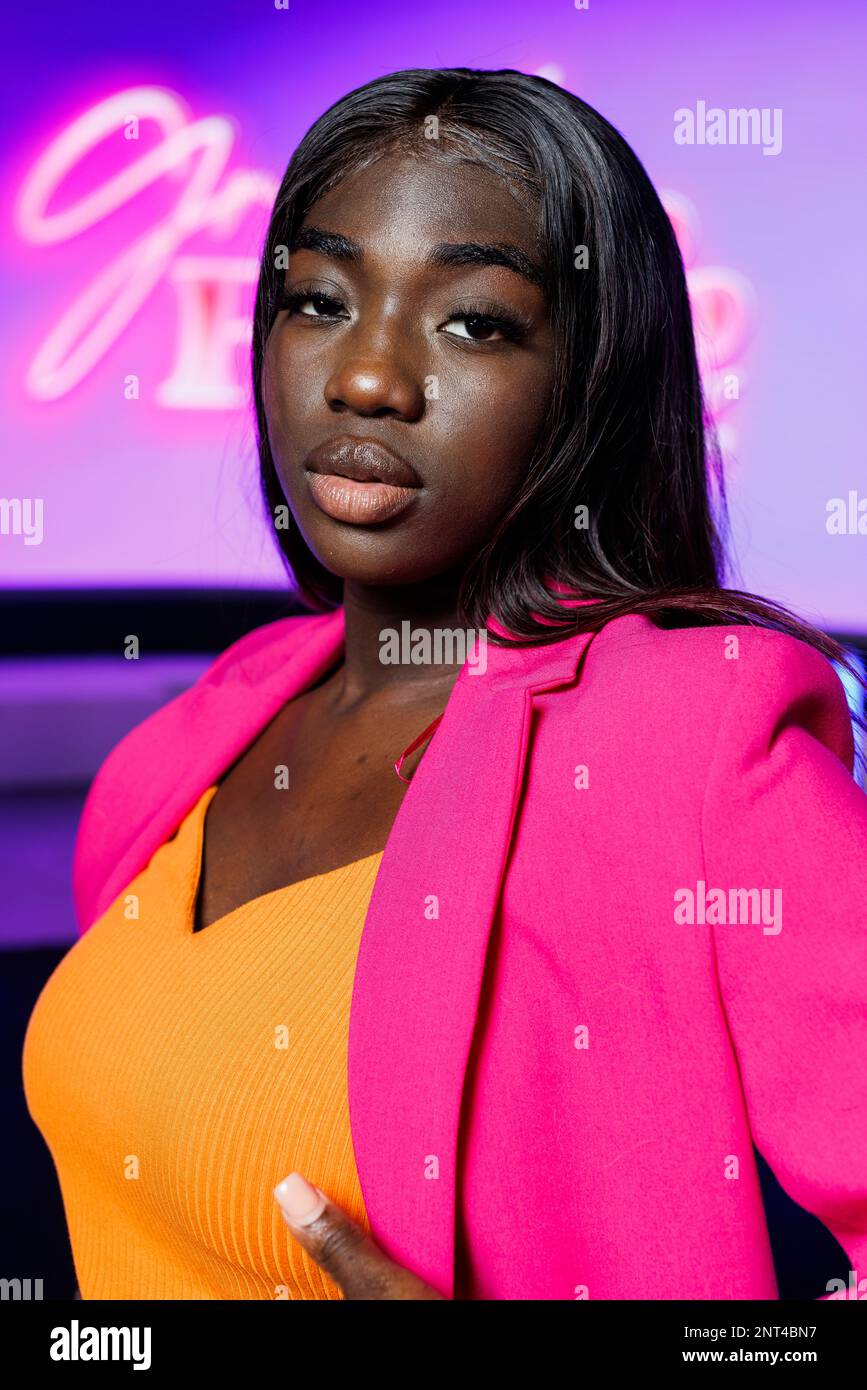 Rust, Germany. 27th Feb, 2023. Audrey Boateng poses during a photo ...