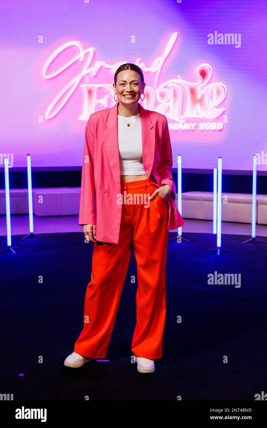 Rust, Germany. 27th Feb, 2023. Romy Kölzer poses during a photo session ...