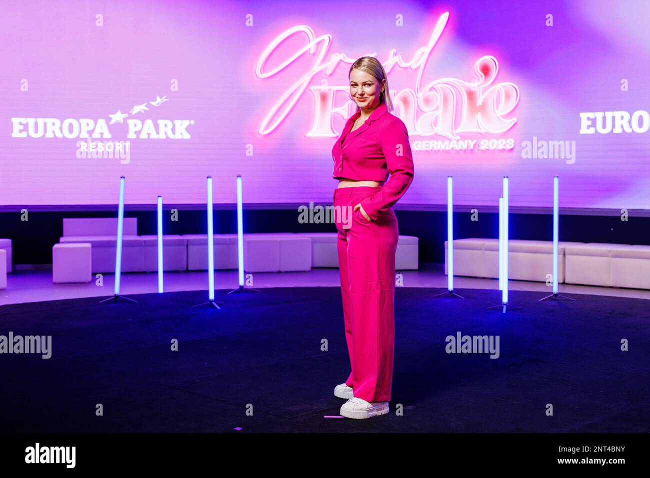 Rust, Germany. 27th Feb, 2023. Eva Placzek poses during a photo session ...