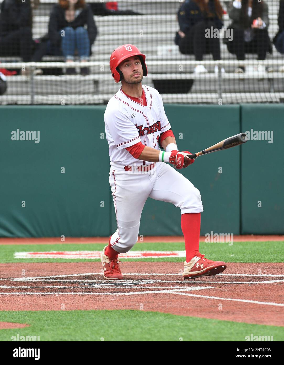 St. John's University Redstorm infielder Brandon Bossard (10) during ...