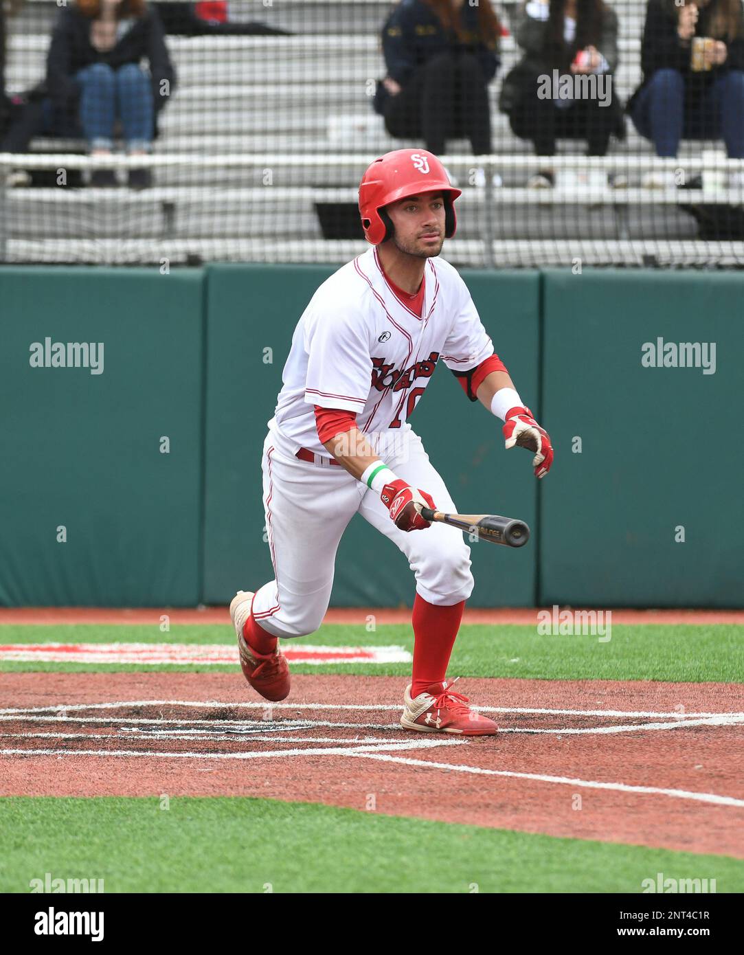 St. John's University Redstorm infielder Brandon Bossard (10) during ...
