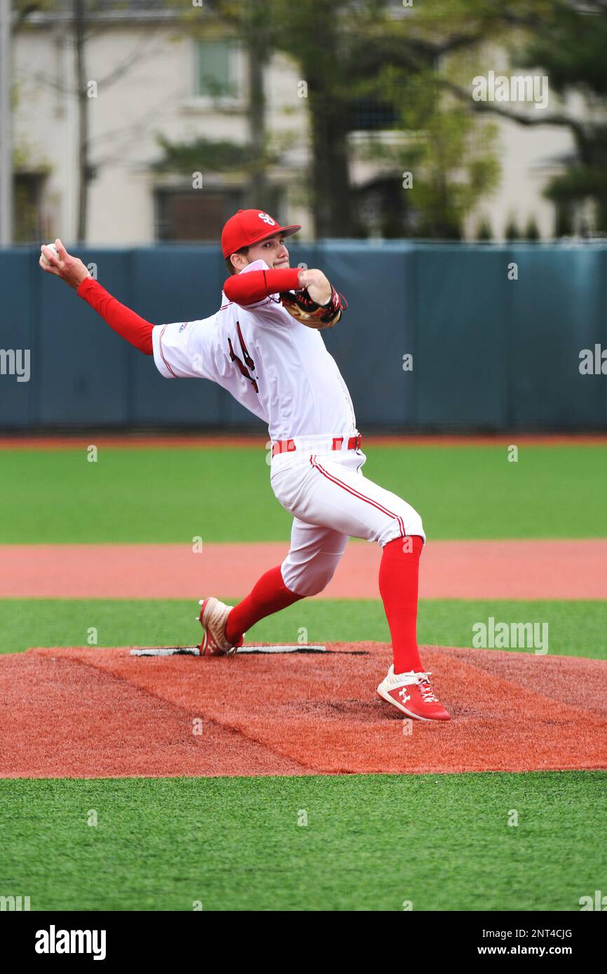 St. John's University Redstorm pitcher Nick Mondak (14) during game ...