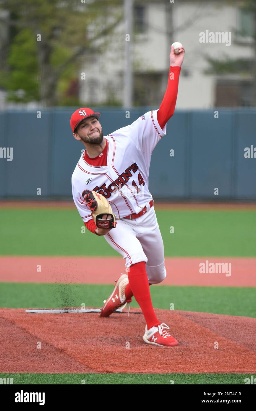 St. John's University Redstorm pitcher Nick Mondak (14) during game ...
