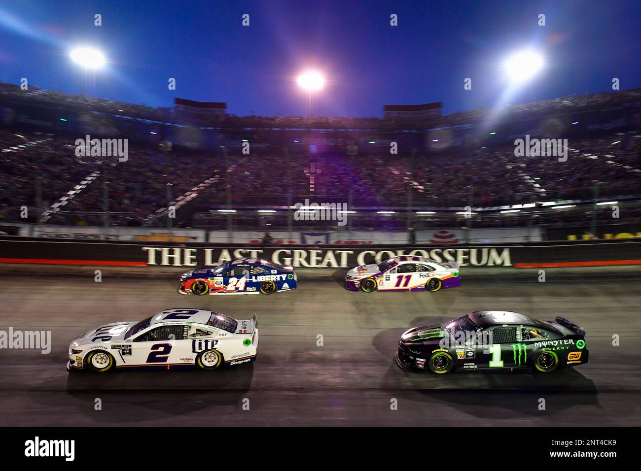 #2: Brad Keselowski, Team Penske, Ford Mustang Miller Lite races #24 ...