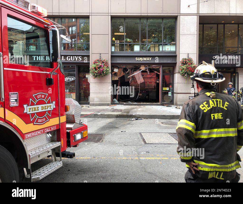 In this Monday, Aug. 19, 2019, photo provided by the Seattle Fire ...