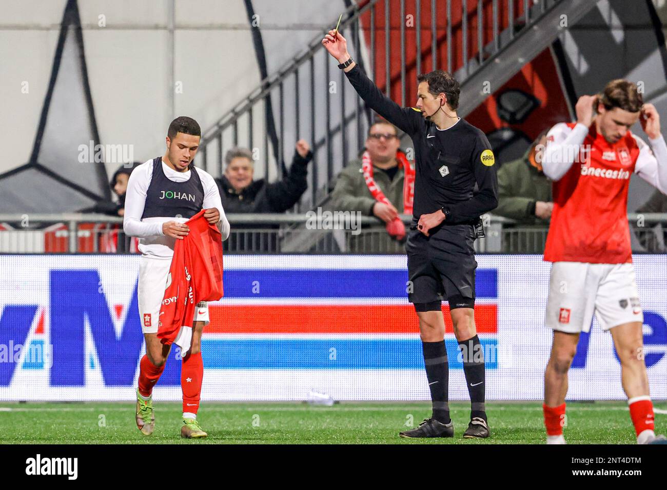 MAASTRICHT, NETHERLANDS - FEBRUARY 27: Rayan El Azrak of MVV Maastricht ...