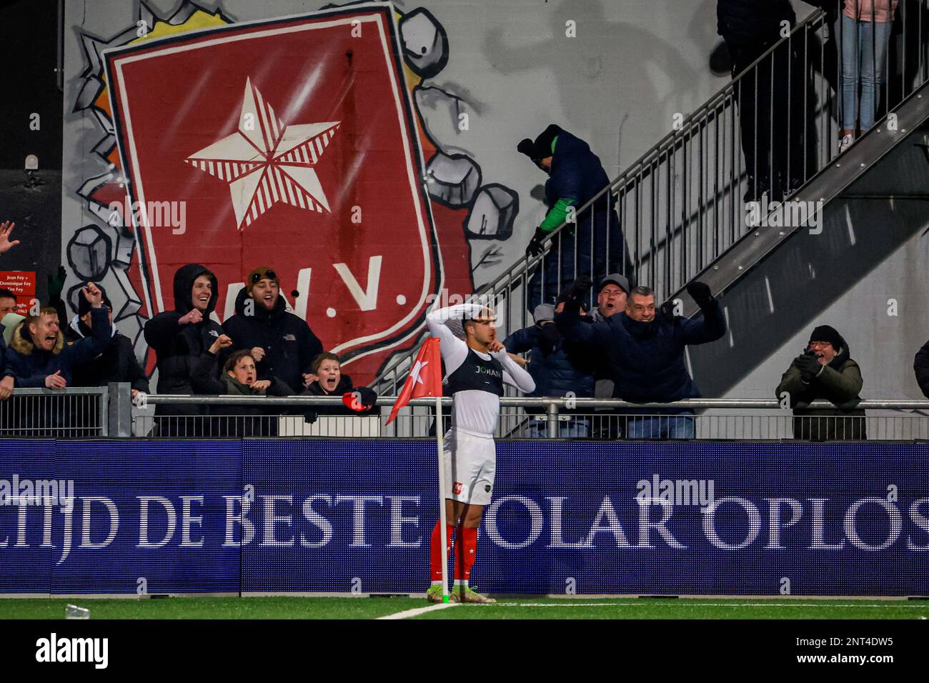 MAASTRICHT, NETHERLANDS - FEBRUARY 27: Rayan El Azrak of MVV Maastricht ...