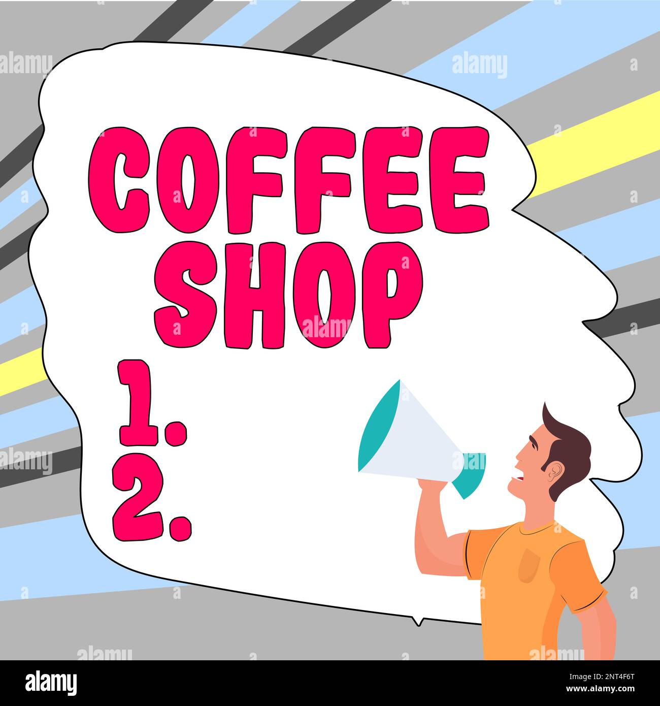 Text showing inspiration Coffee Shop. Concept meaning small informal ...