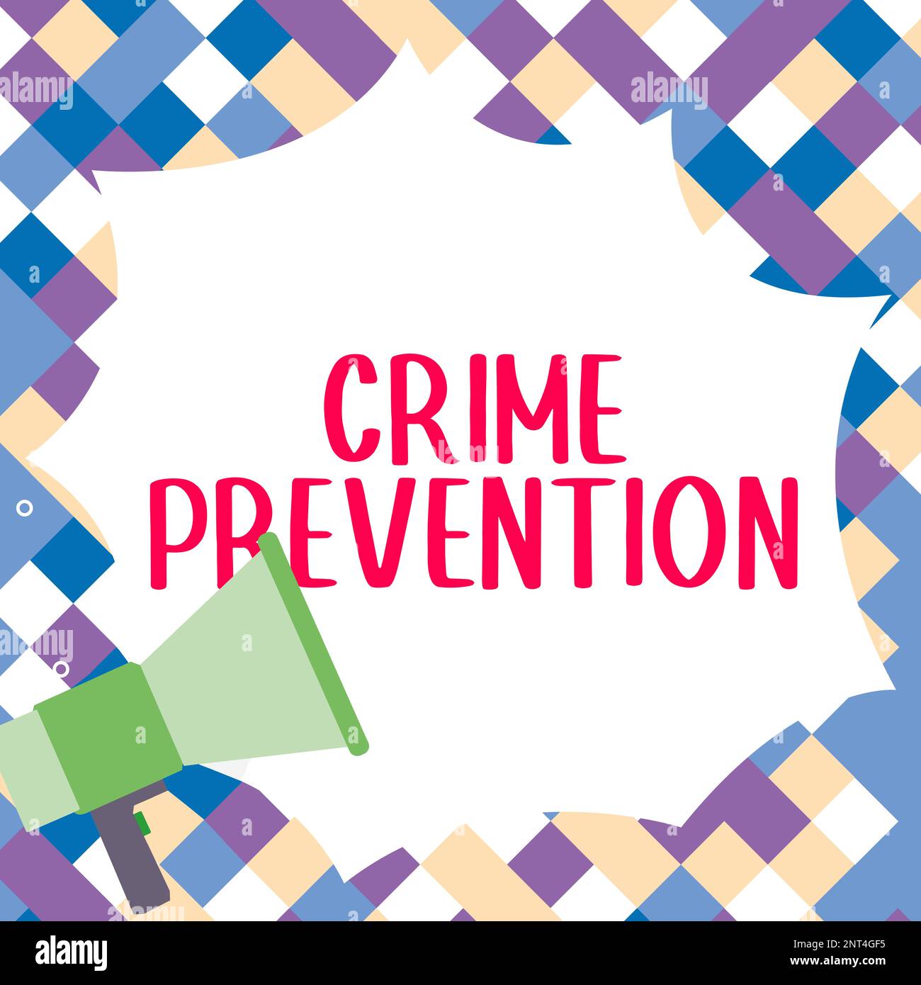 Inspiration showing sign Crime Prevention. Concept meaning Federal ...