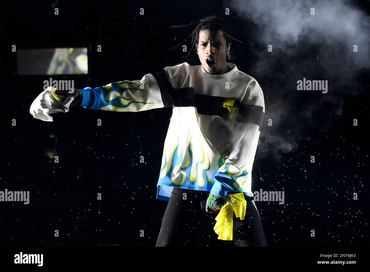 U.S. rapper A$AP Rocky aka Rakim Mayers performs on the Main Stage ...