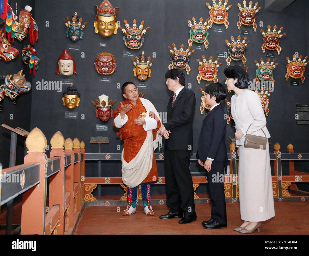 Japanese Prince Hisahito with his father Crown Prince Akishino and his ...