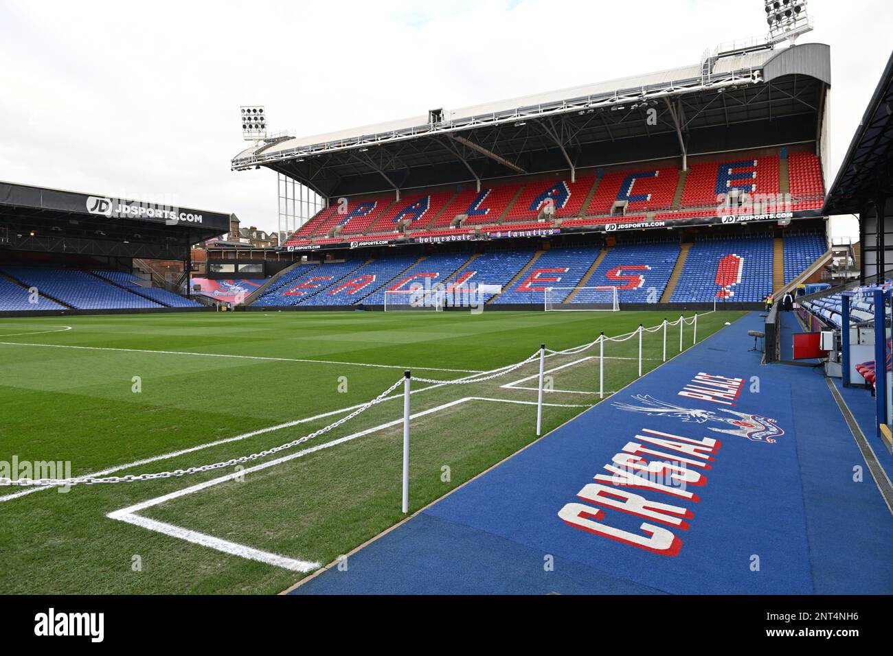 LONDON, ENGLAND - FEBRUARY 25: The general view of stadium before the ...