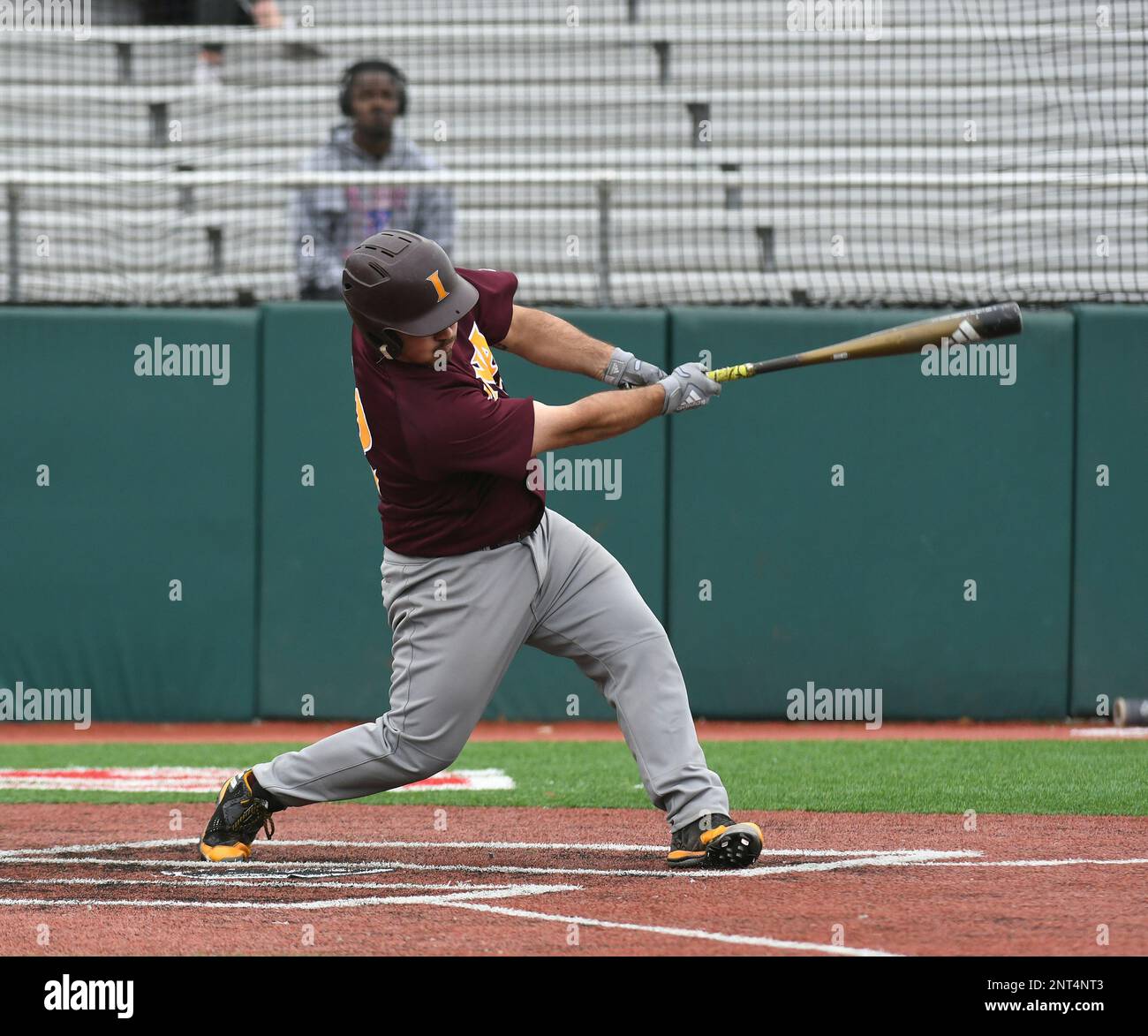 Iona College Gaels catcher Sam Punzi (12) during game played against ...