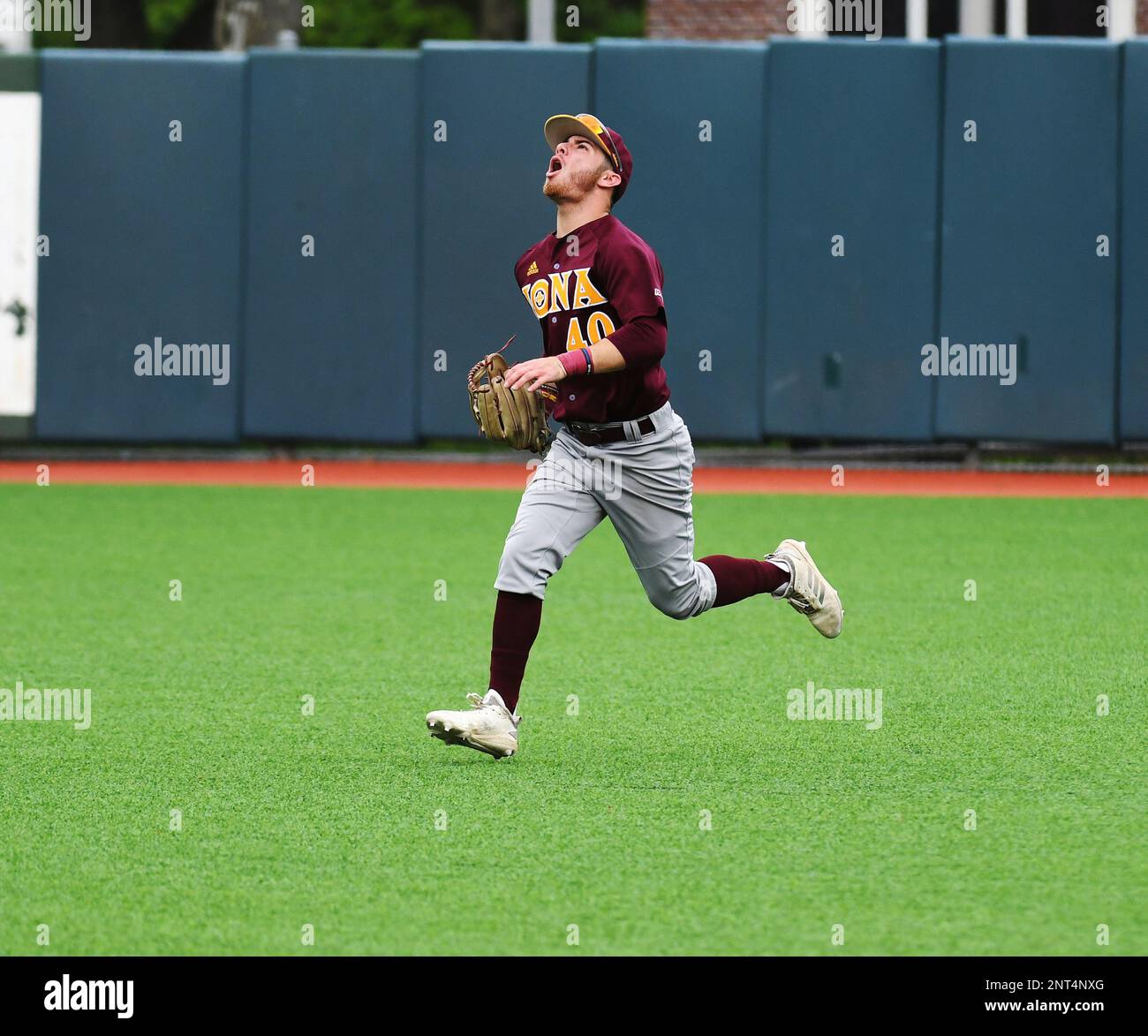 Iona College Gaels outfielder Daniel Palermo (40) during game played ...