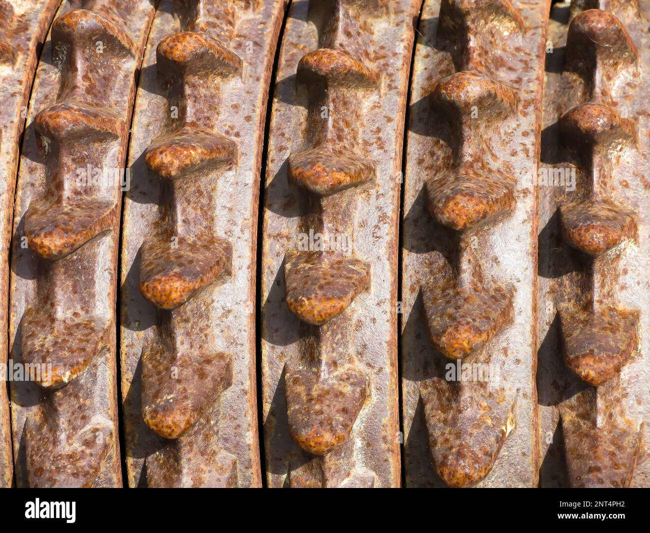 Rusty Farm Equipment Stock Photo - Alamy