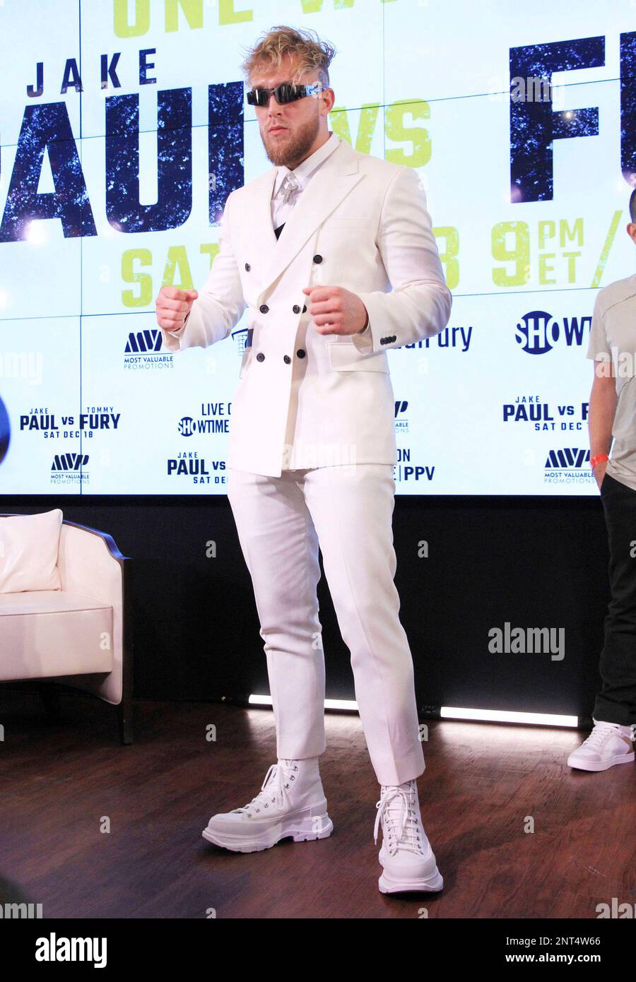 FEBRUARY 26th 2023: Internet personality and YouTube star turned boxer Jake Paul suffers his ...