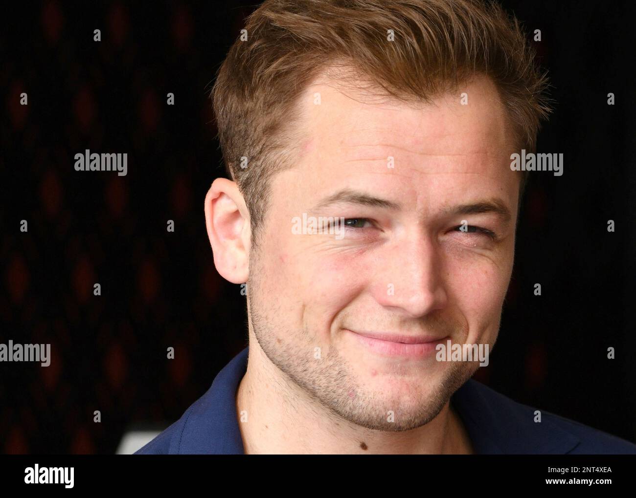 Taron Egerton, a Welsh actor, poses for photo during an interview ...