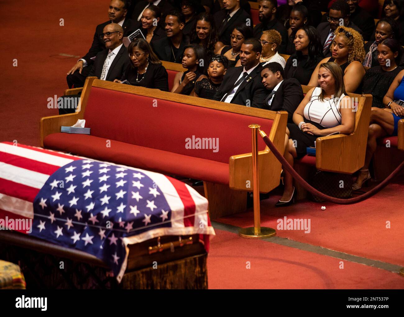 Shawn Gregoire (front row, right), mother of U.S. Army Spc. Michael ...