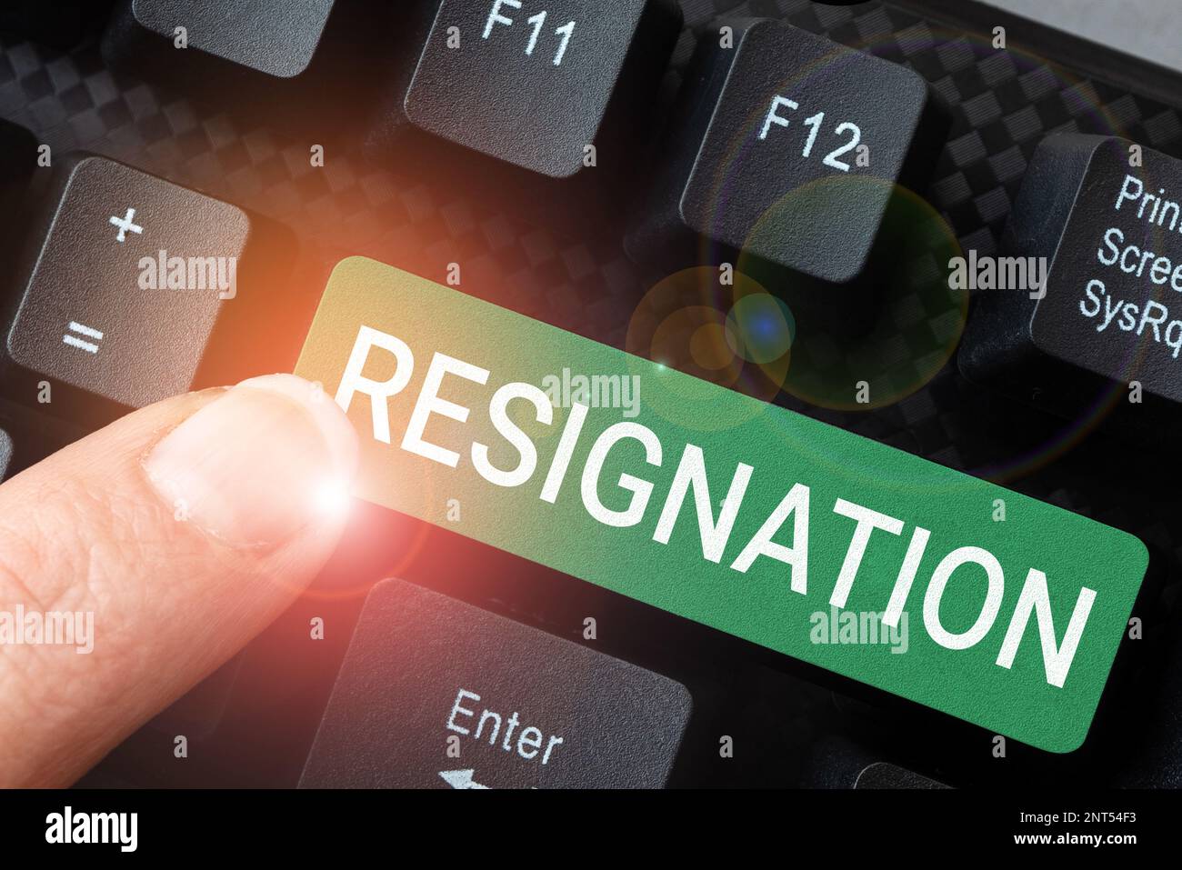 Conceptual display Resignation. Internet Concept act of giving up ...