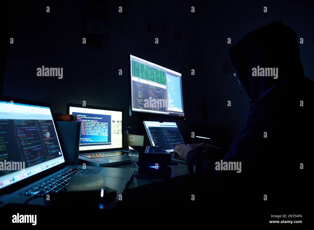 Berlin, Germany. 12th Feb, 2023. Illustration: Fictitious html pages ...