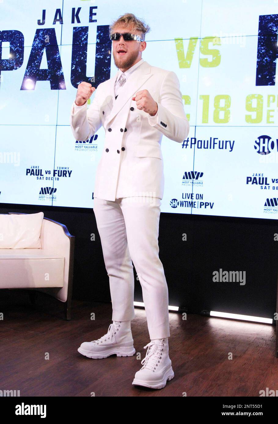 FEBRUARY 26th 2023: Internet personality and YouTube star turned boxer Jake Paul suffers his ...