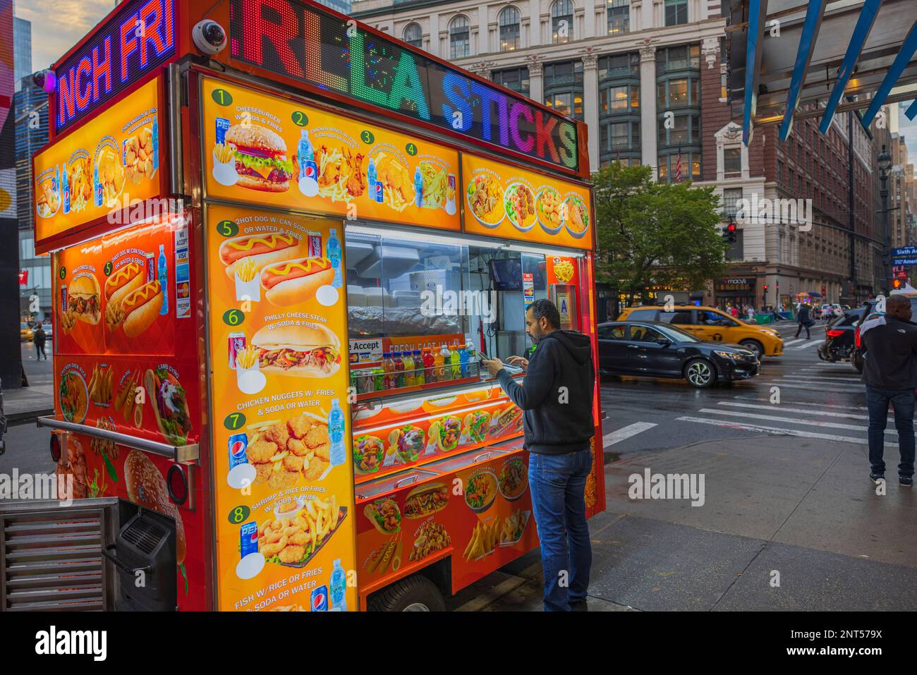 Neon food truck hi-res stock photography and images - Alamy