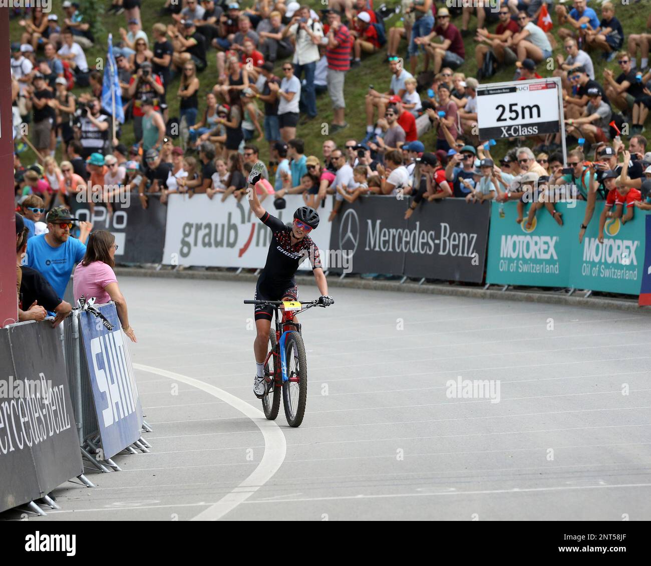 Anne Terpstra, of The Netherlands, places 2nd at the UCI Mountain Bike ...
