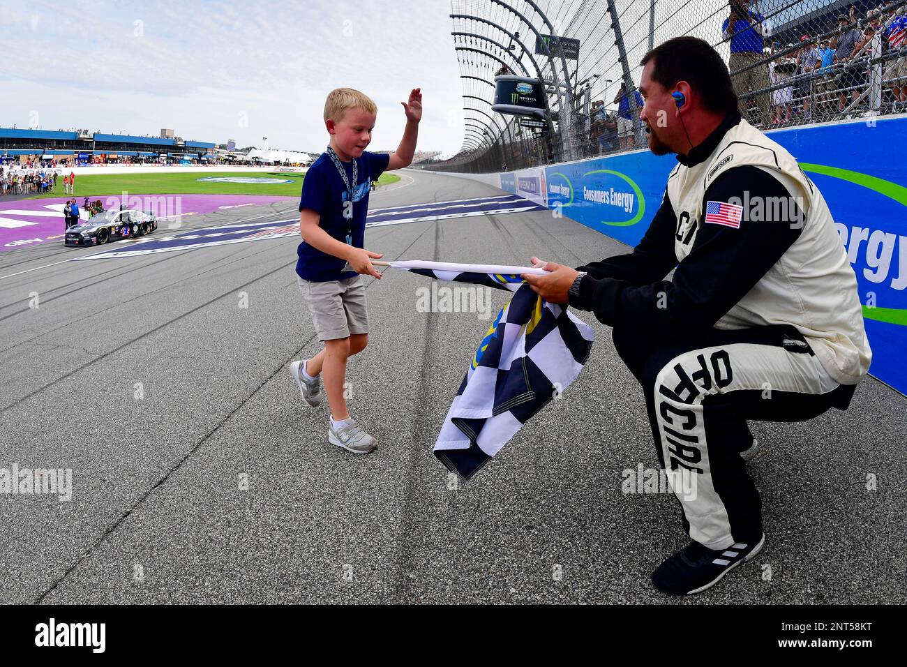 Keelan Harvick, son of #4: Kevin Harvick, Stewart-Haas Racing, Ford ...