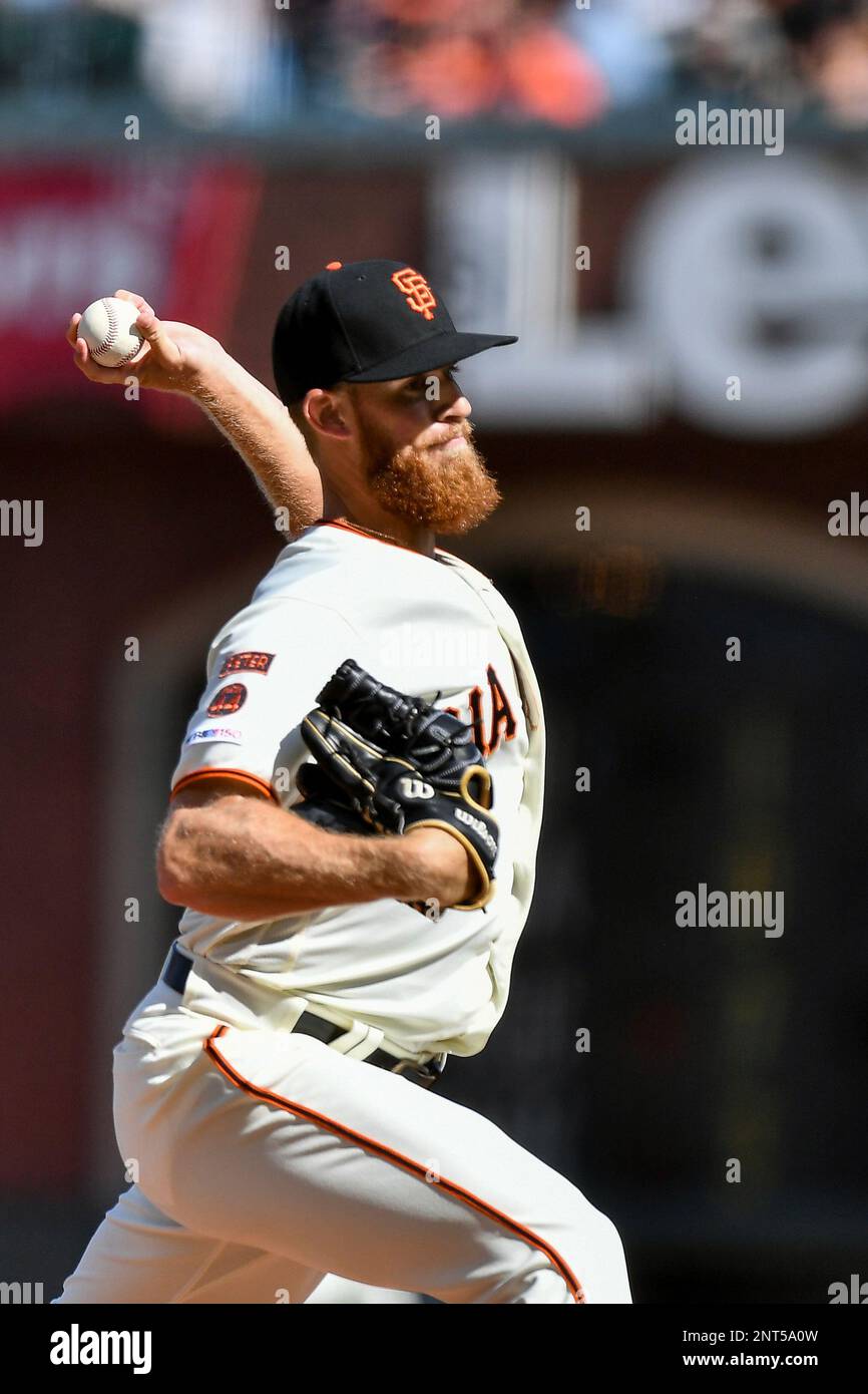 August 11, 2019: San Francisco Giants starting pitcher Conner Menez (51 ...