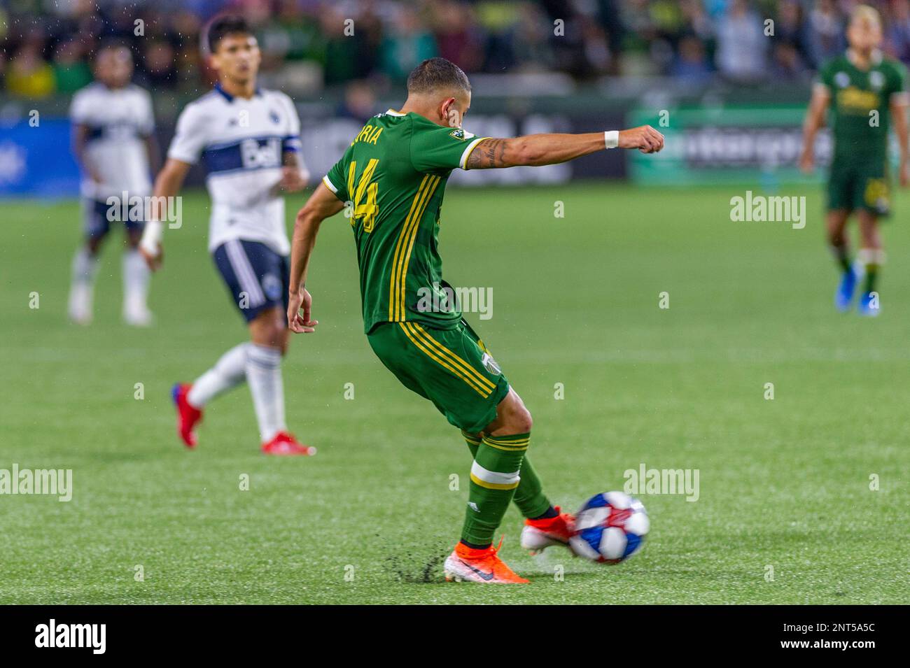 PORTLAND, OR - AUGUST 10: Portland Timbers midfielder Marvin Loría ...