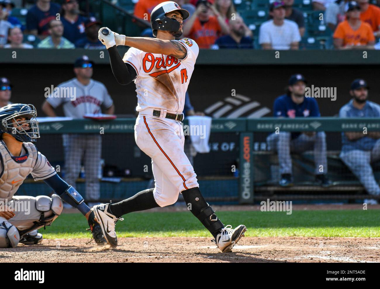 BALTIMORE, MD - AUGUST 11: Baltimore Orioles third baseman Rio Ruiz (14 ...