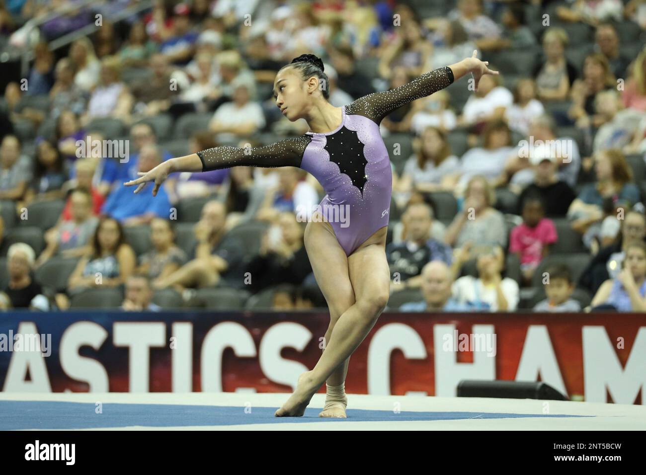 August 9, 2019: Gymnast Kailin Chio competes during day one of the ...