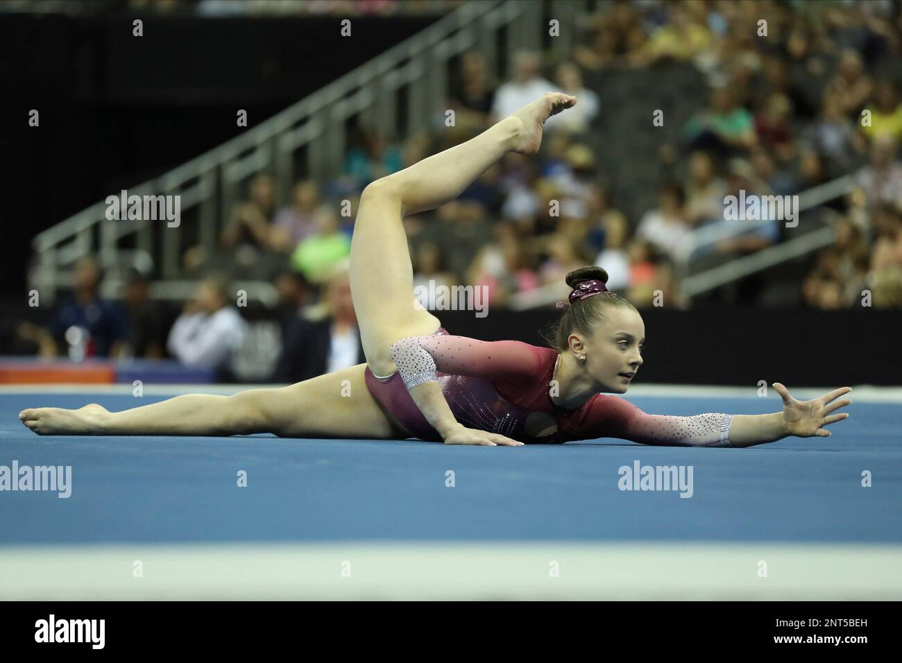 August 9, 2019: Gymnast Sophia Butler competes during day one of the ...