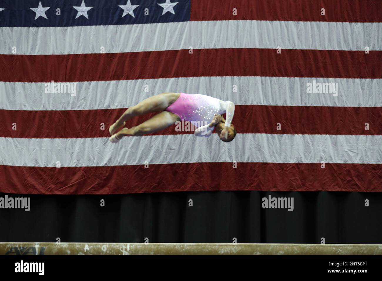 August 9, 2019: Gymnast Skye Blakely competes during day one of the ...